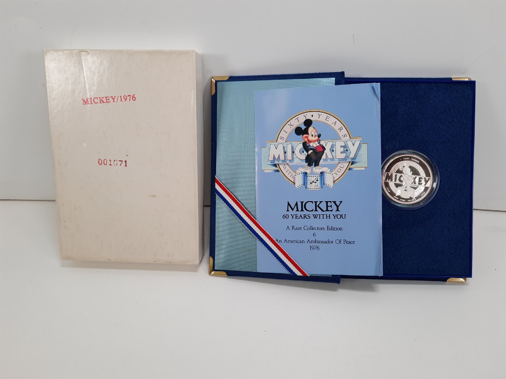 (22) Disney Silver Commemorative Coins