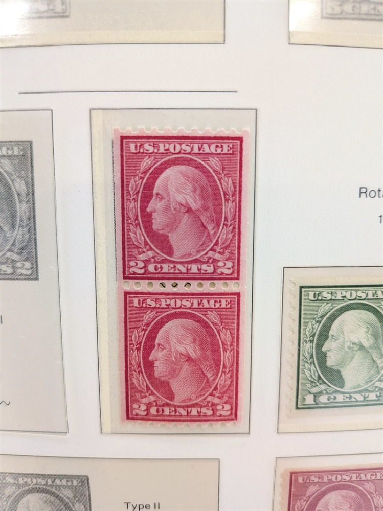 U.S. Coils 1910/11-1916/22 Assorted Stamps