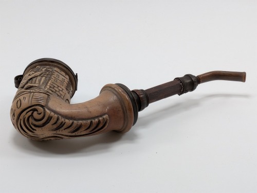 Hand-Carved Antique Pipe