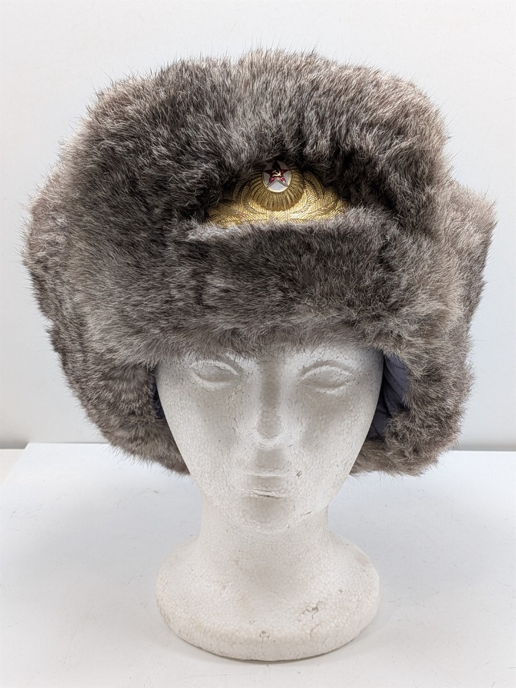 Vintage Russian-Style Ushanka Hat
